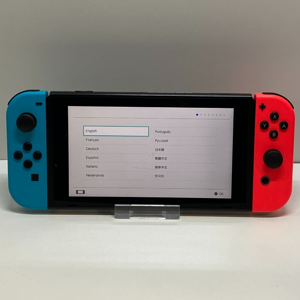 Pre-owned Nintendo Switch Console with Neon Red/ Blue Joys Cons 32GB ...